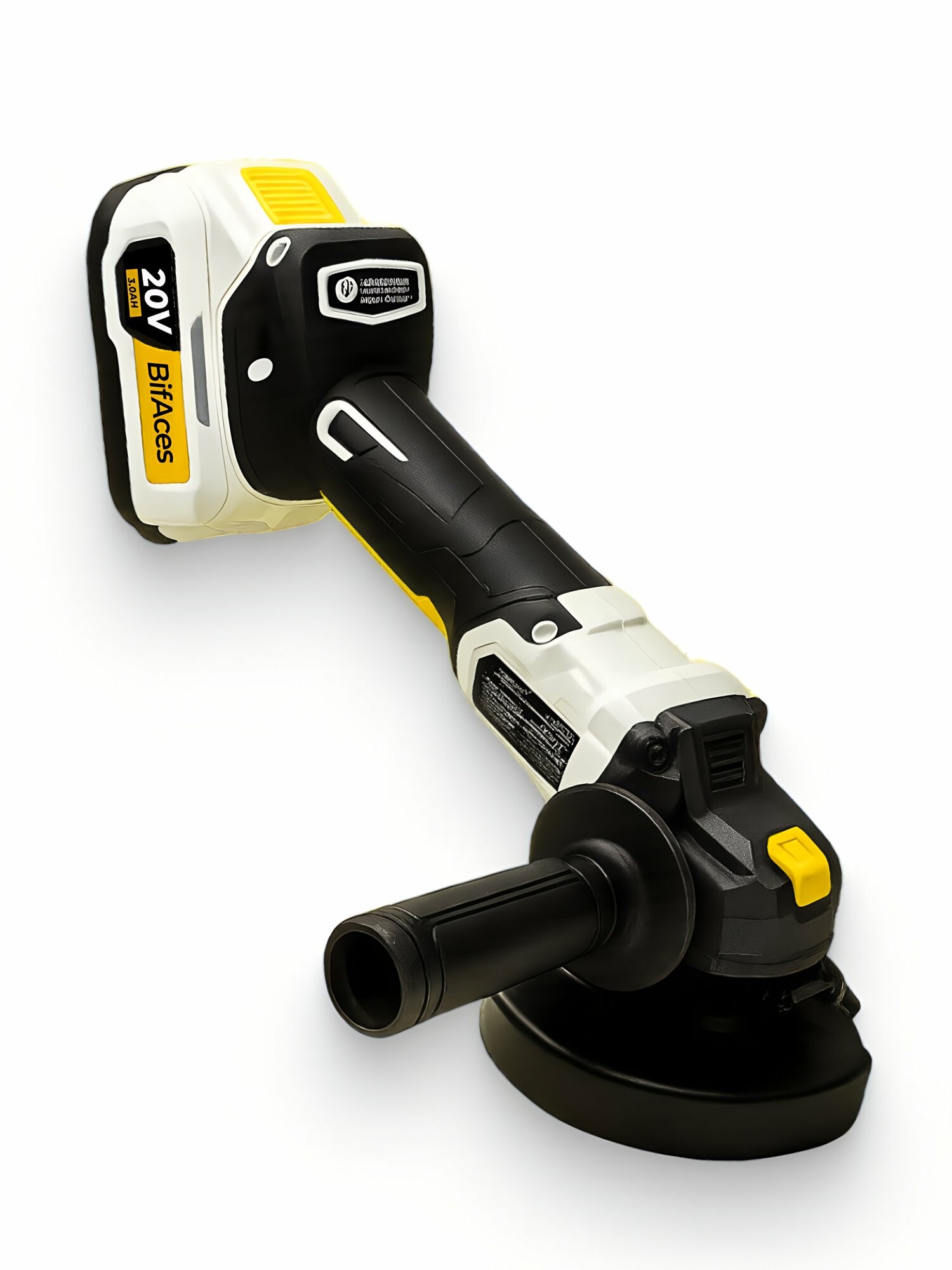 УШМ аккумуляторная BifAces DLAG-40-125A 125мм 20В бесщеточная болгарка с регулировкой оборотов, 2 аккумулятора, кейс