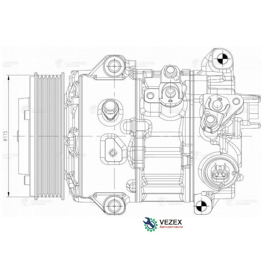 LUZAR LCAC1902 Компрессор кондиционера