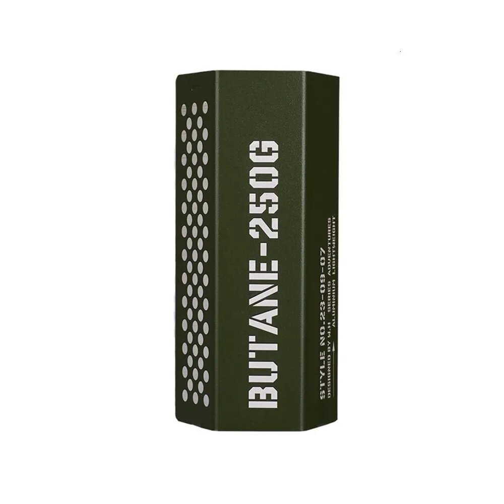 Канистра для ГСМ Butane-250G Оливковый цвет шестиугольная форма для газовых баллонов