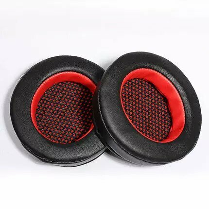 EDIFIER HECATE G30 Ушные накладки - Черная кожа с красным сетчатым покрытием, пара для игр