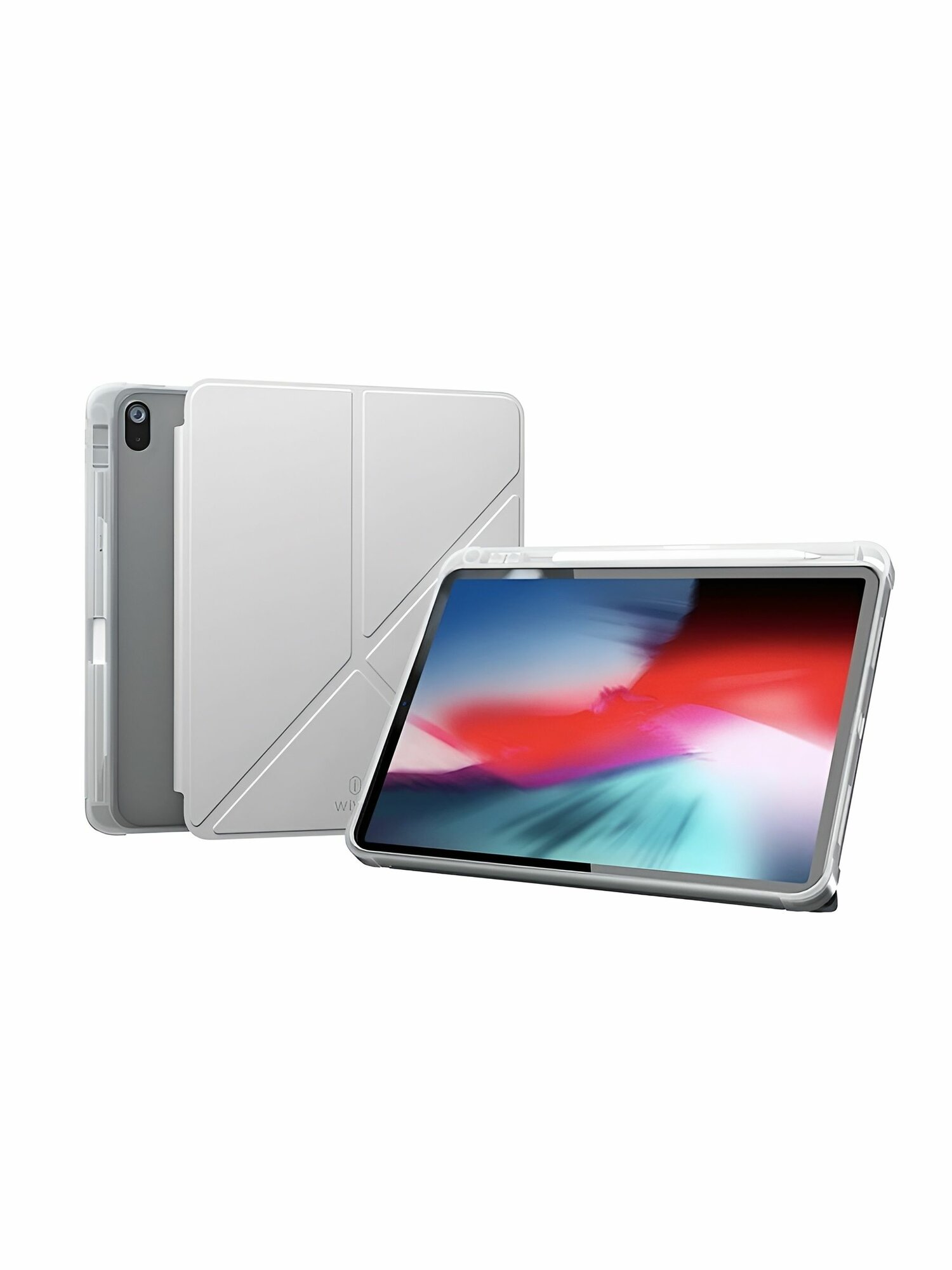 Чехол для IPad 11" 2025 года (A16) / IPad 10.9" 2022 года (10 поколения) Wiwu Classic III Case, светло-серый