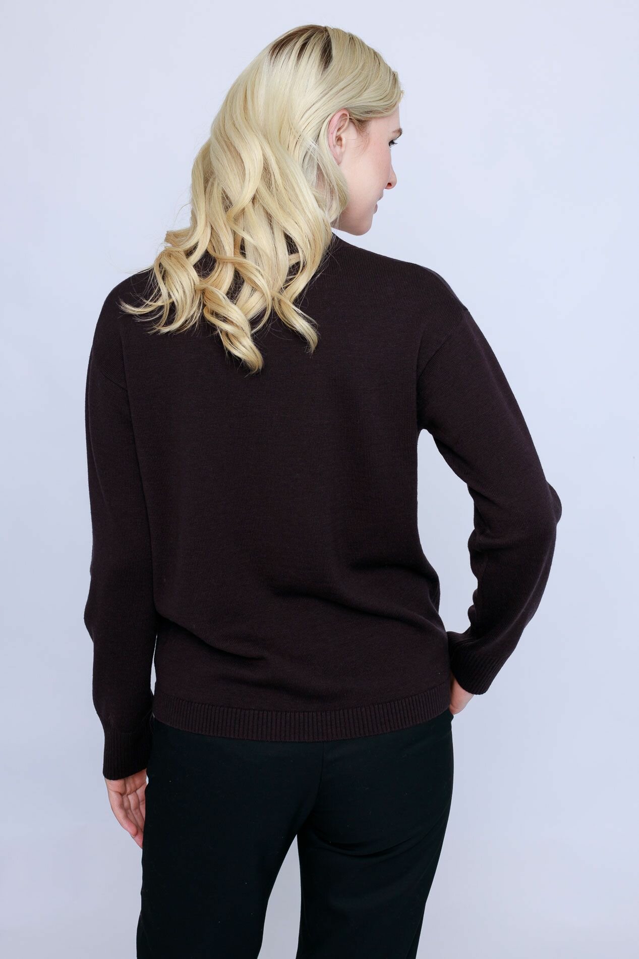 Кардиган KHAN Cashmere, размер 3XL-4XL(54-56), коричневый — фото 1