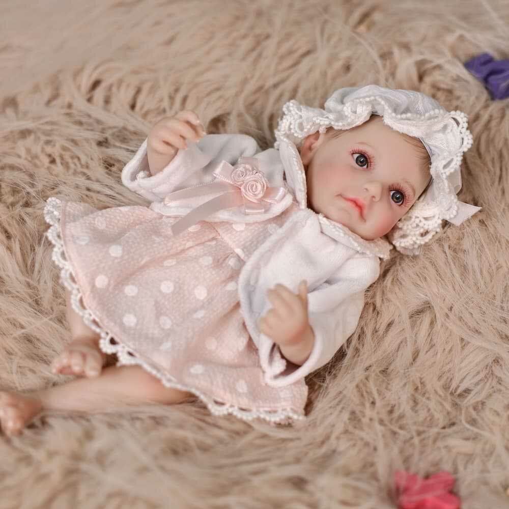12-дюймовая кукла реборн, полностью виниловая игрушка, кукла, детский подарочный продукт, имитация реборна, чтобы успокоить ребенка