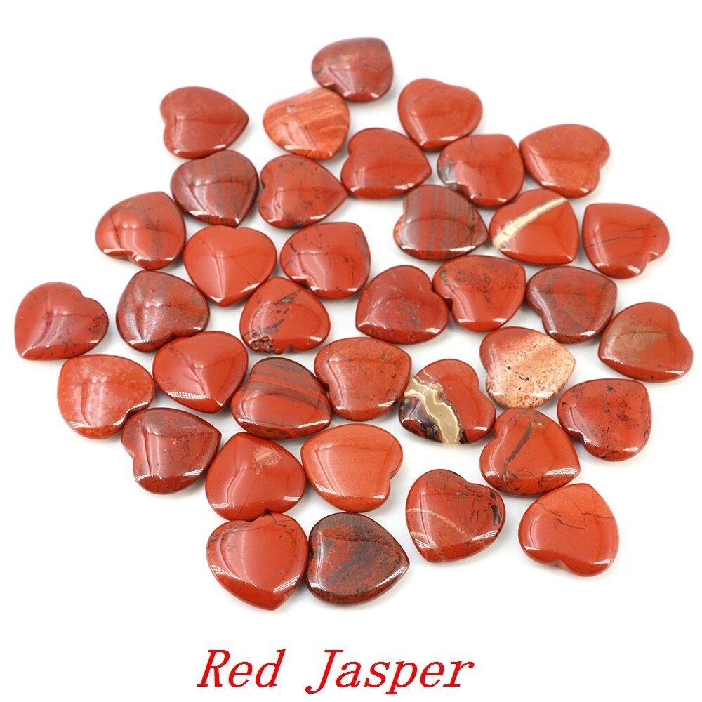 Камни LOVE 20 мм аметист агат Красный, 5pcs, Red Jasper