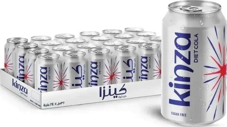 Kinza 0,32л.*24шт. Diet Cola Kinza Напиток газированный Производство - Сауд. Аравия