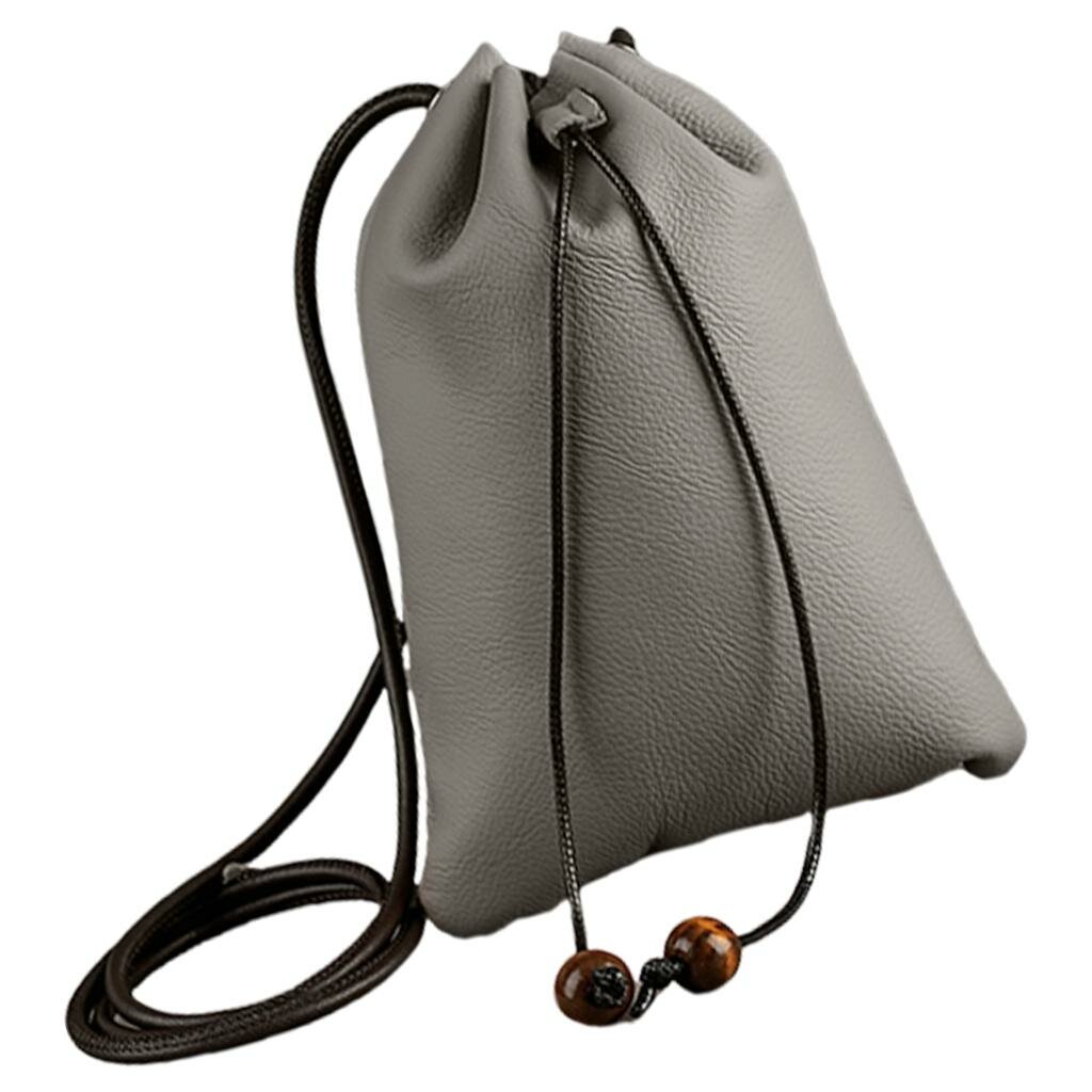 Кошельки-мешочки из ПУ кожи, Серый