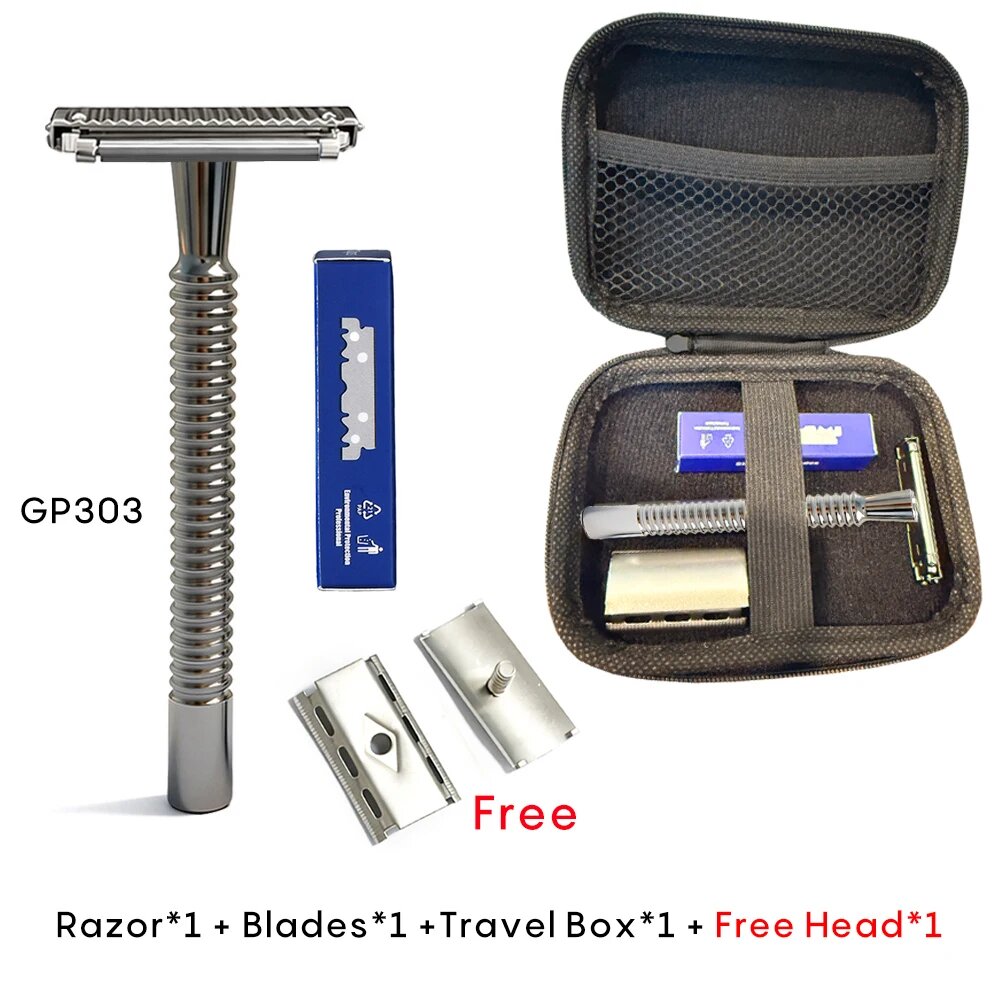 Бритва T-образная Shavcooo Glide Pro 4D GP303 Kit