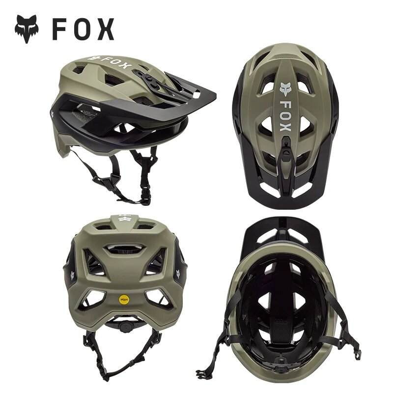 FOX Speedframe 2 Pro & RS шлем для горного велосипеда М, Темно-зеленый, Dark Green