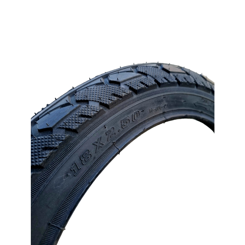 Покрышка 18x2.5" для электровелосипедов E-BIKE модель H-408, 18x2.5", усиленная