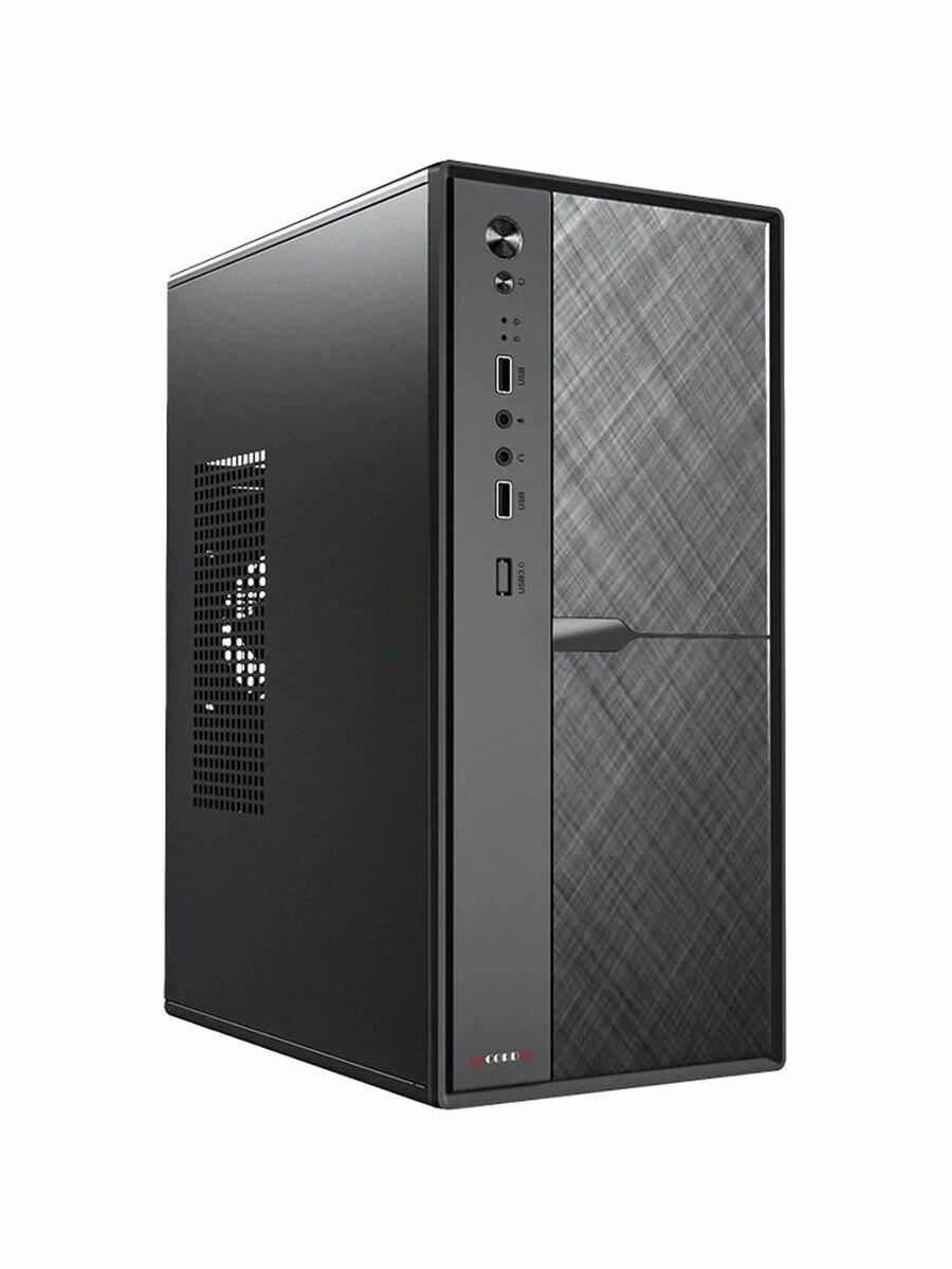 Корпус Accord ACC-1603 черный без БП mATX 1x80mm 2xUSB2.0 1xUSB3.0 audio