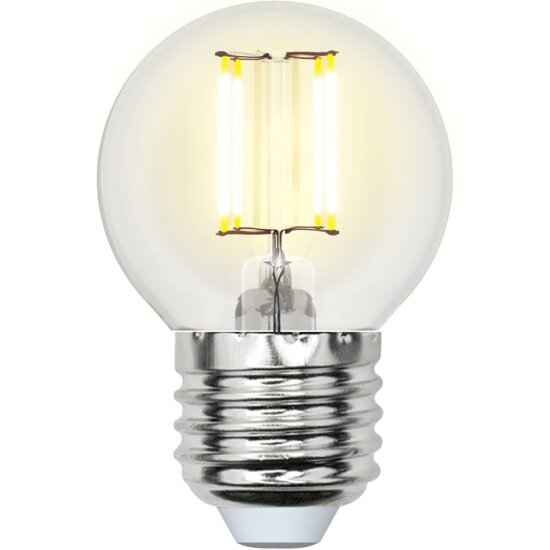Светодиодная лампа Uniel LED-G45-6W/NW/E27/CL PLS02WH