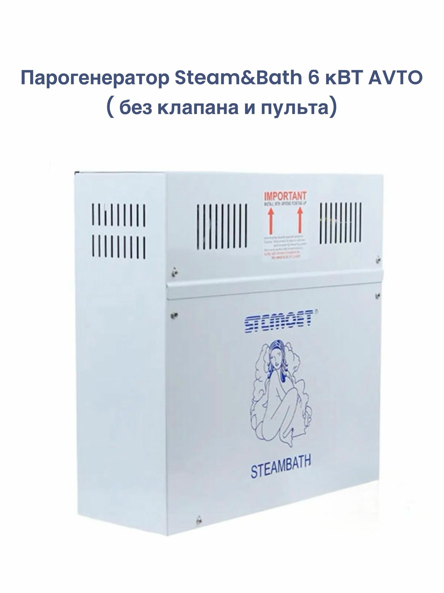 Парогенератор Steam&Bath 6 кВТ ( без клапана и пульта) для хаммама