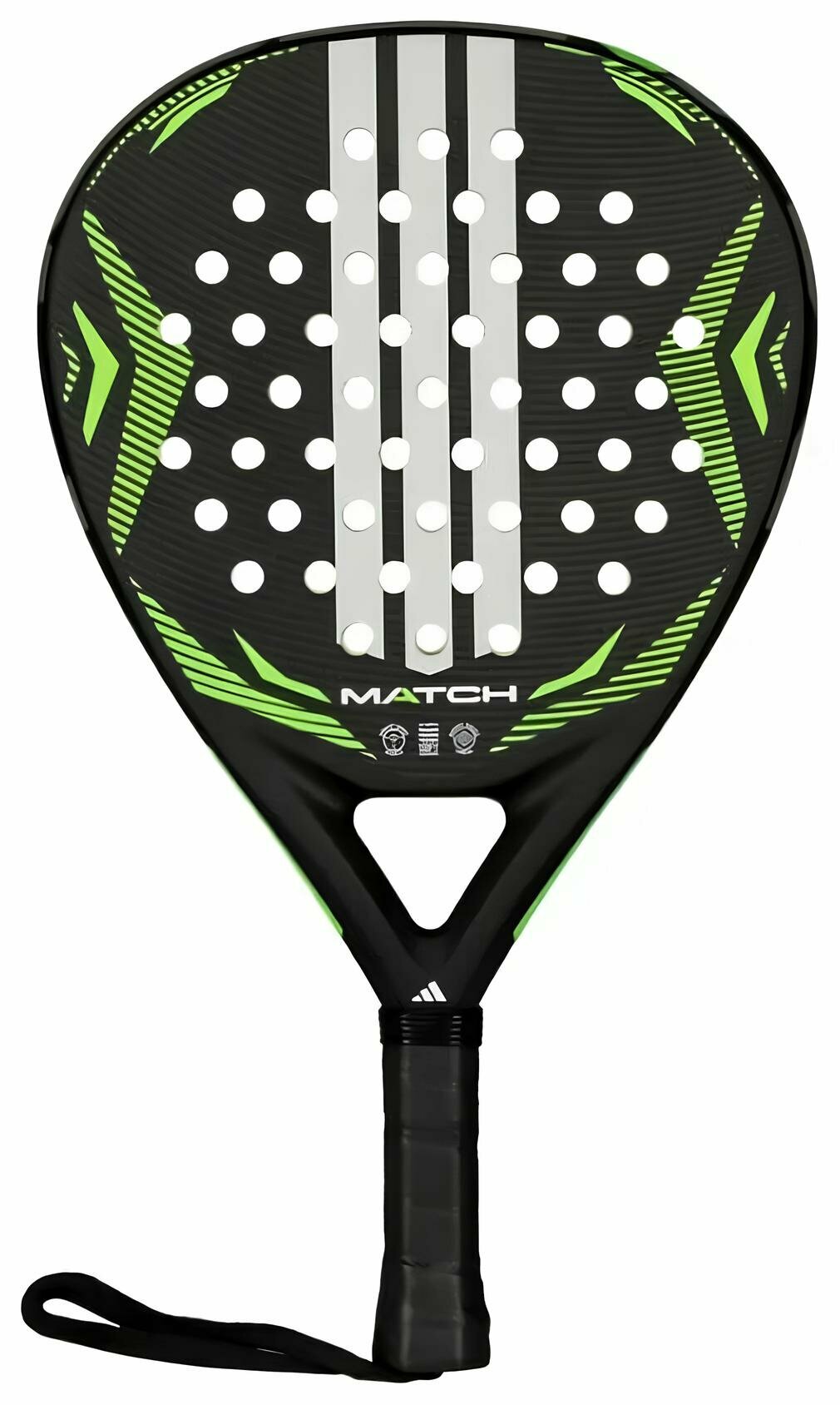 Ракетка для падел тенниса Adidas Match Black Lime 2026 Чёрный Зелёный