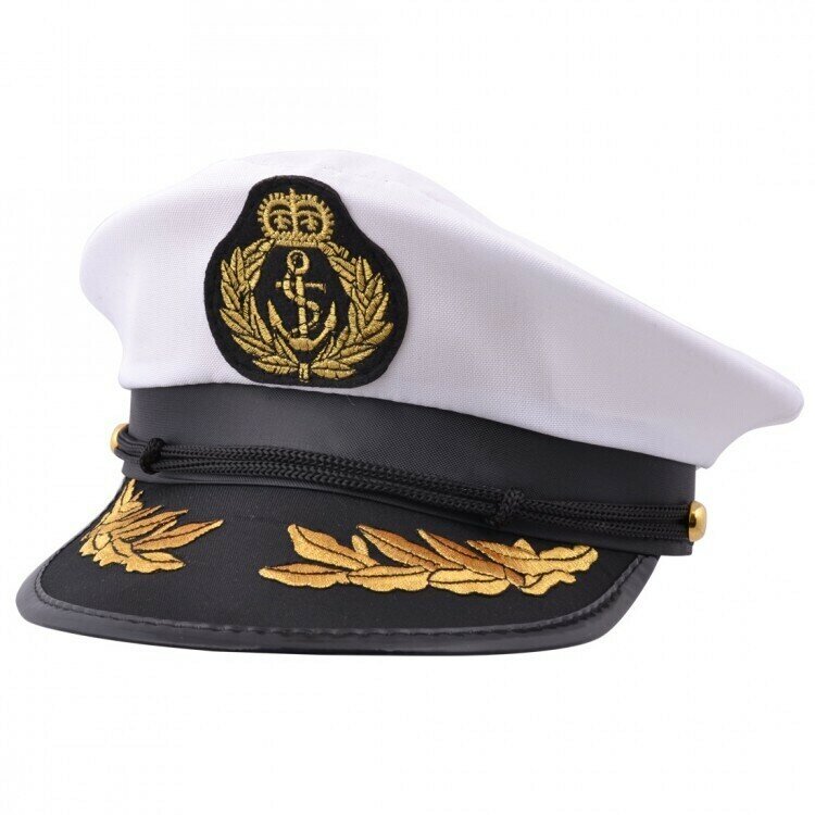 Фуражка морская взрослая "Отважный капитан"