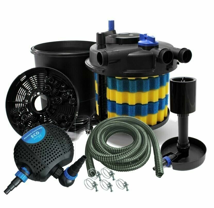 Комплект напорной фильтрации для пруда до 40м3 CPF20000 SET 2 со скиммером