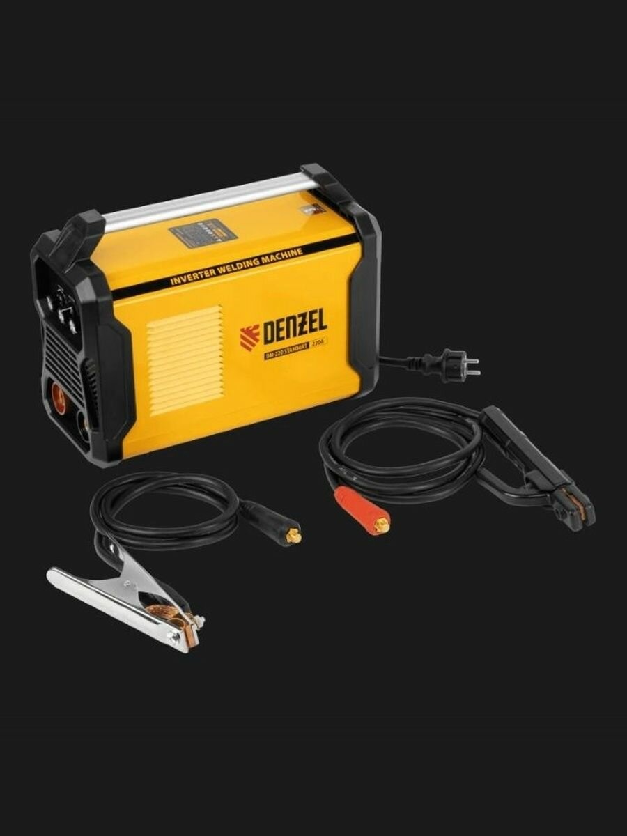Аппарат инвертор. дуговой сварки DENZEL DM-220 Standart, 220 А, ПВ 60%