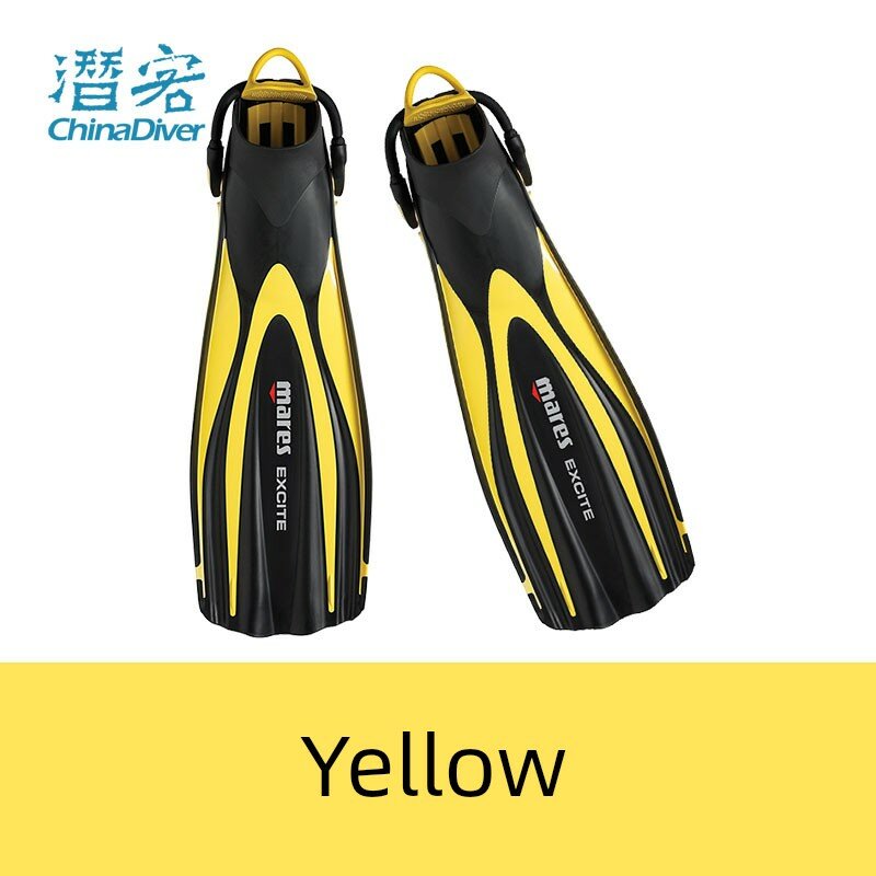 Mares Excite Pro Подводные ласты для дайвинга, размер XS (34-37), желтый цвет для подводных активностей