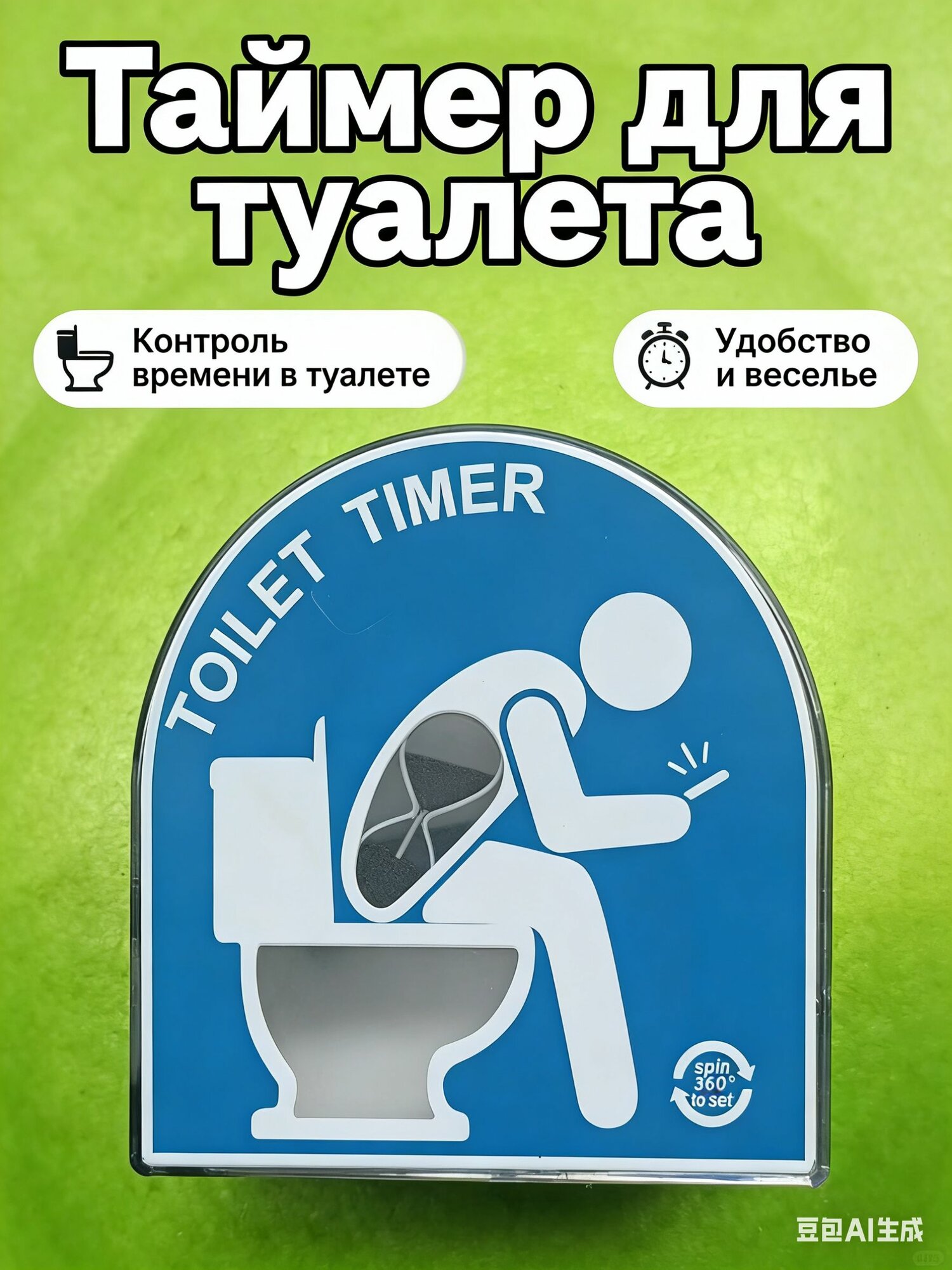Песочные часы 5 минут для туалета, антистресс игрушка с песком, таймер для ванной