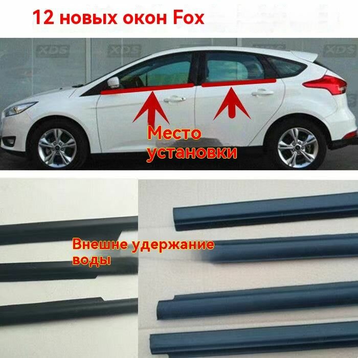 Наружные стекла для Ford 12 новый Fox — замена внешних стекол автомобиля, восстановление обзора и защита салона