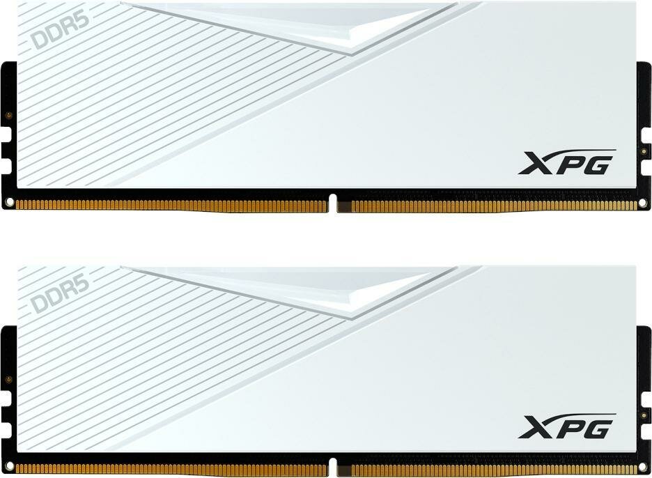 Оперативная память для компьютера 32Gb (2x16Gb) PC5-51200 6400MHz DDR5 DIMM CL32 ADATA XPG Lancer AX5U6400C3216G-DCLAWH