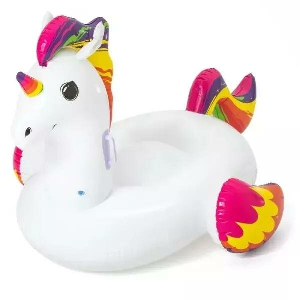 Надувная игрушка-наездник "Единорог" BESTWAY 41114 155x119см с ручками, до 45кг
