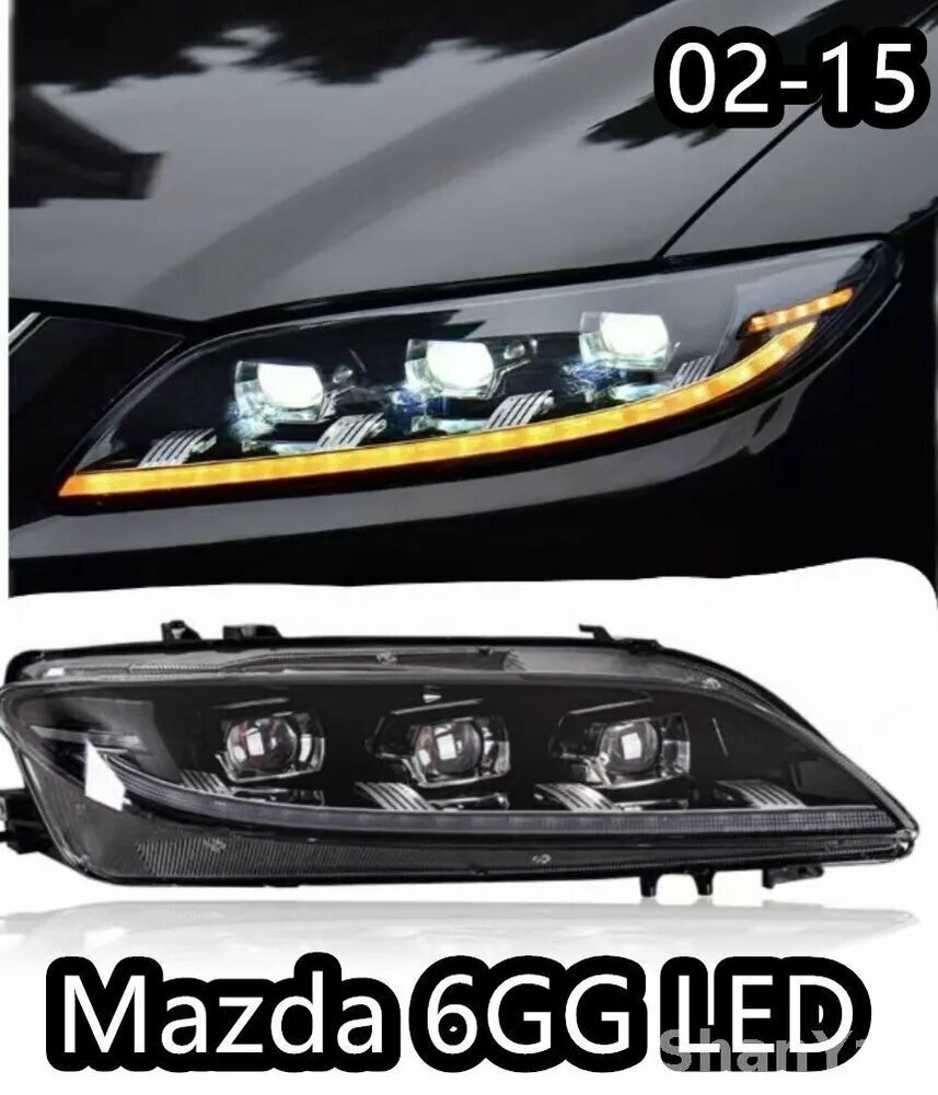 Фары автомобильные, 1 шт, арт. Mazda 6GG 02-15 (LED) U