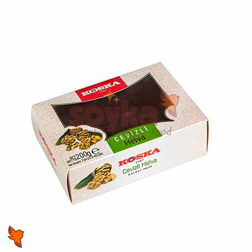 Халва кунжутная с грецким орехом Koska, 200г