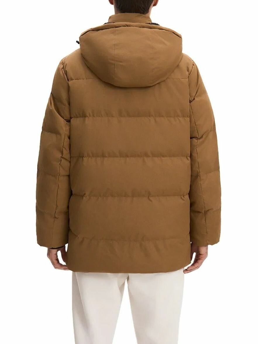 Куртка Reebok Q4D Puffer Parka, размер 2XL, коричневый — фото 1