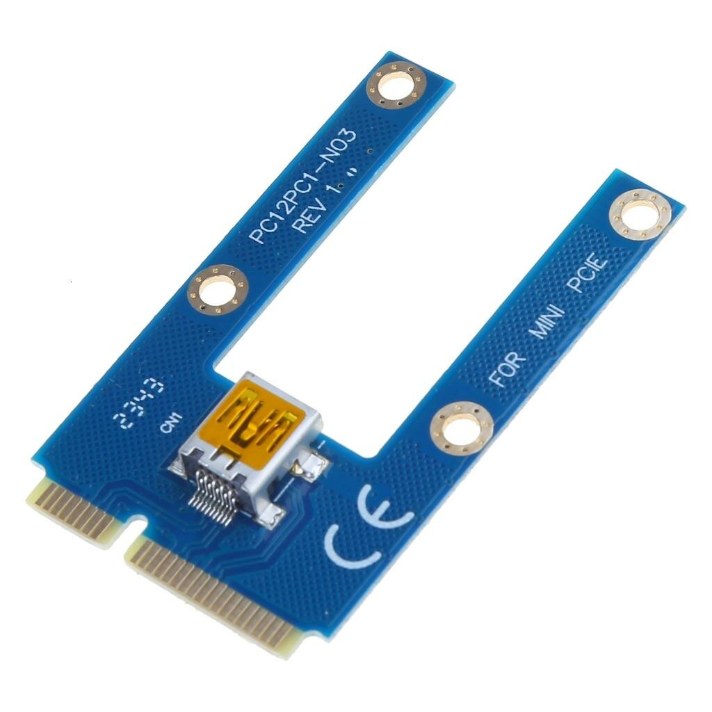 Адаптер Mini PCI-E для подключения видеокарты, Одиночная карта