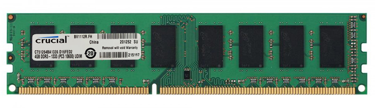 Оперативная память Crucial CT51264BA1339. D16FED2 DDRIII 4Gb