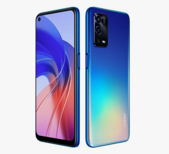 Смартфон OPPO A55 4/128 ГБ RU, 2 SIM, синий, Б/У, Уценка