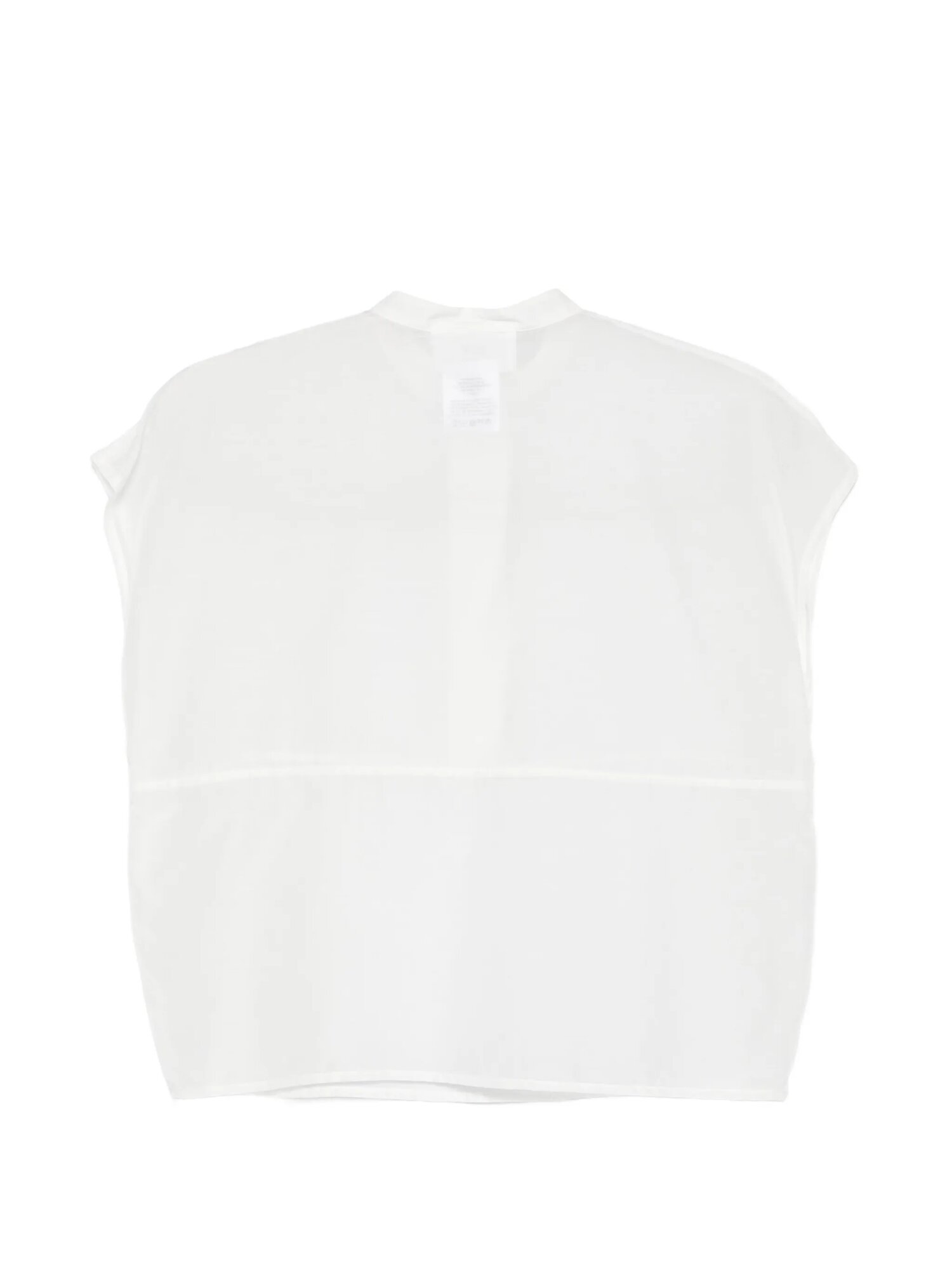 Блуза SOLOTRE Half-buttoned blouse, размер 44, white — фото 1