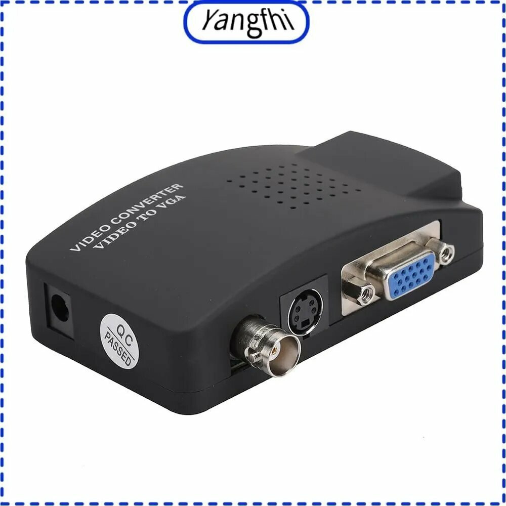 Конвертер BNC в VGA, Изображение без Помех, для Компьютеров и Мониторов