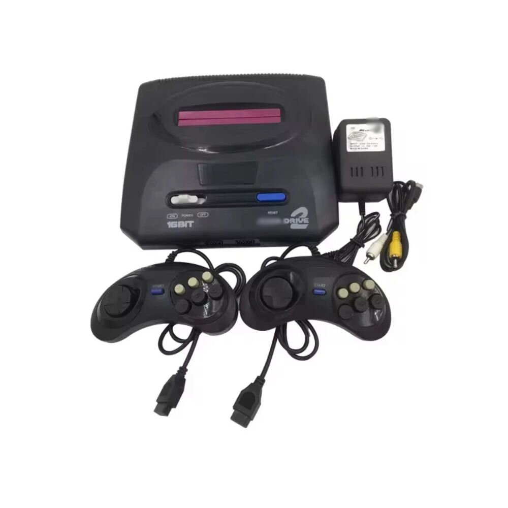 Ретро 16битная игровая консоль для Sega Mega Drive 2 старомодная MDконсоль включает 5 различных игр современный