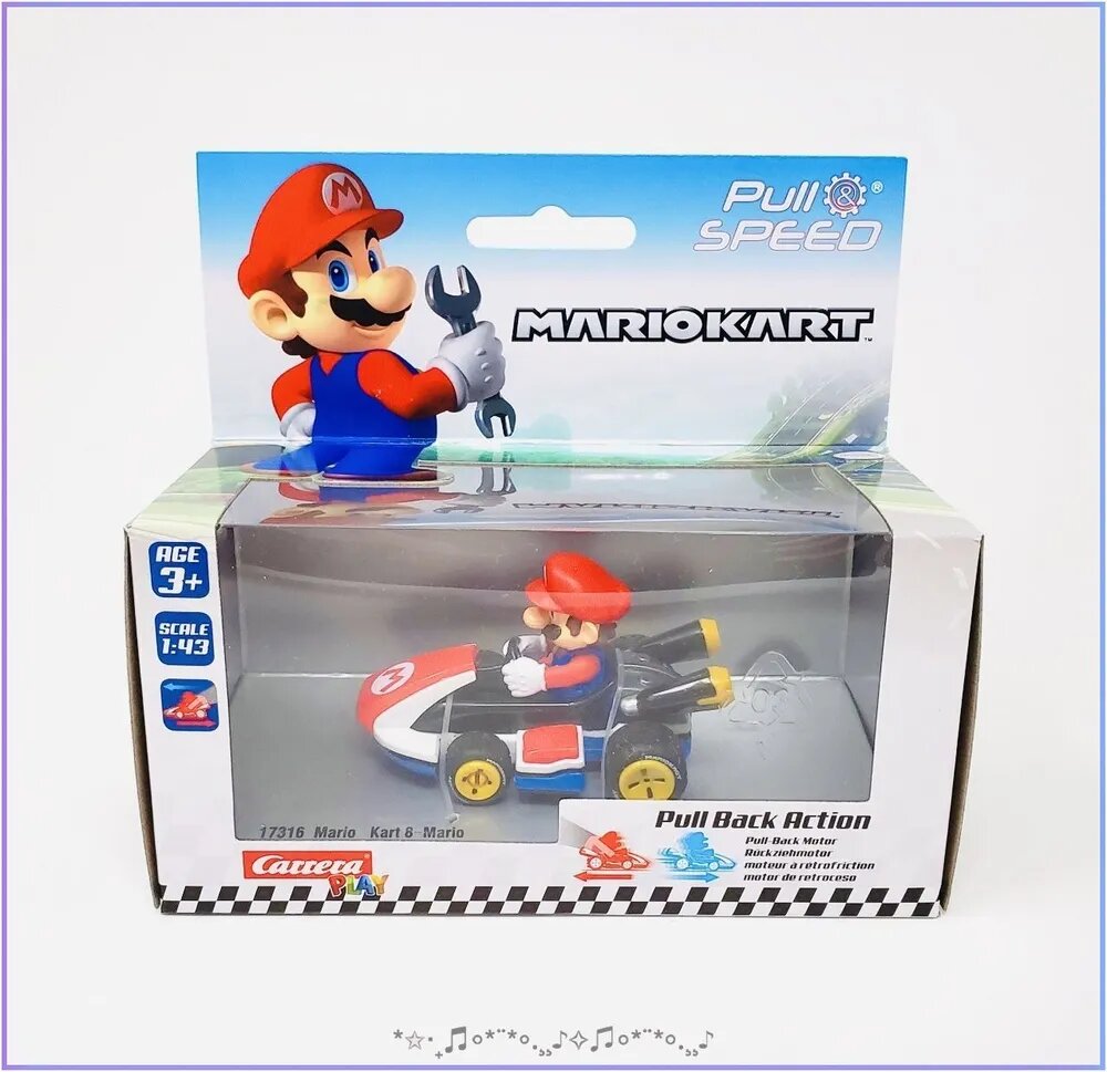 Carrera Mario Kart 8 - Mario Фигурка Игрушка с заводным механизмом (1:43) для детей от 3 лет