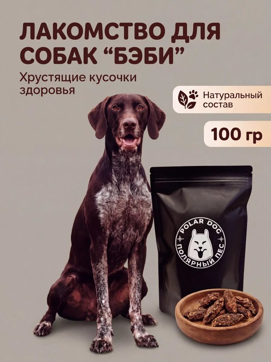 Лакомство Polar Dog "Бэби", для собак, диетическое, дой-пак, 100 г