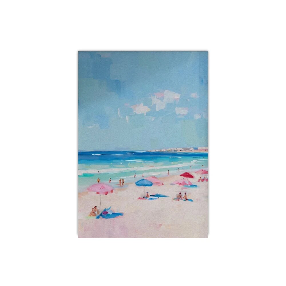 Безрамочный постер "Плавание в океане" MD05436, 30x40cm