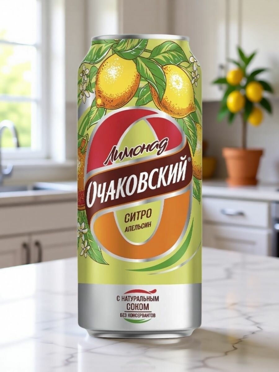 Лимонад Очаковский Ситро Апельсин 450мл х 12 шт