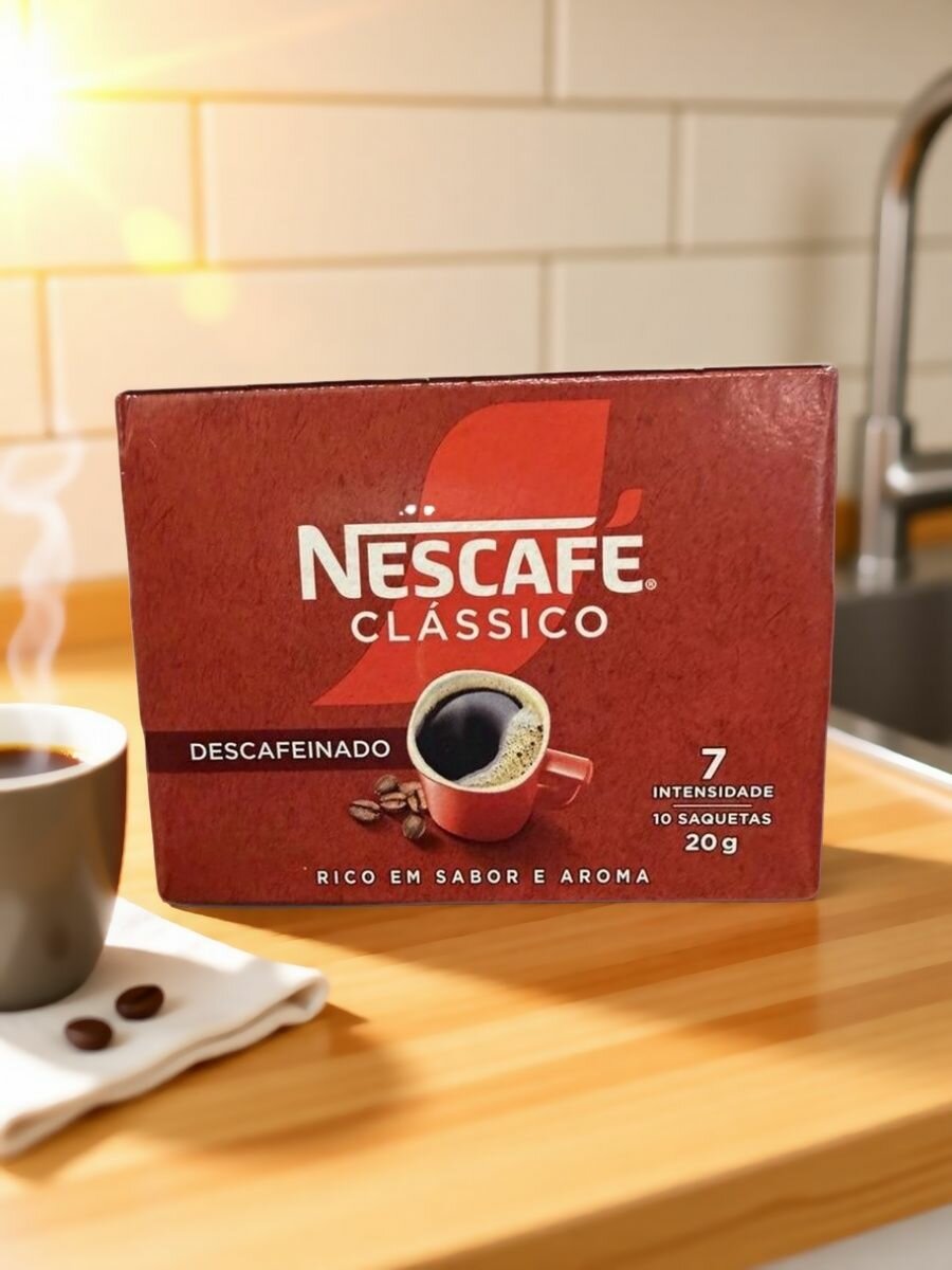 Кофе растворимый Nescafe Classico Decaf,10 стиков х 2 г.