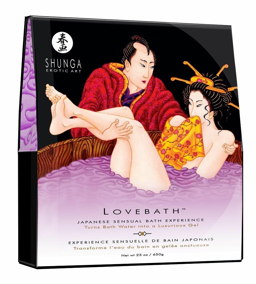 Порошок-желе для ванны LoveBath, Shunga, превращающий воду в желе 650гр