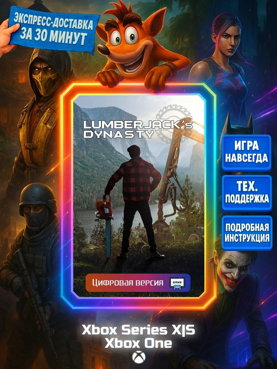 Lumberjack's Dynasty Series X|S, One Цифровая версия игры | Доставка на почту