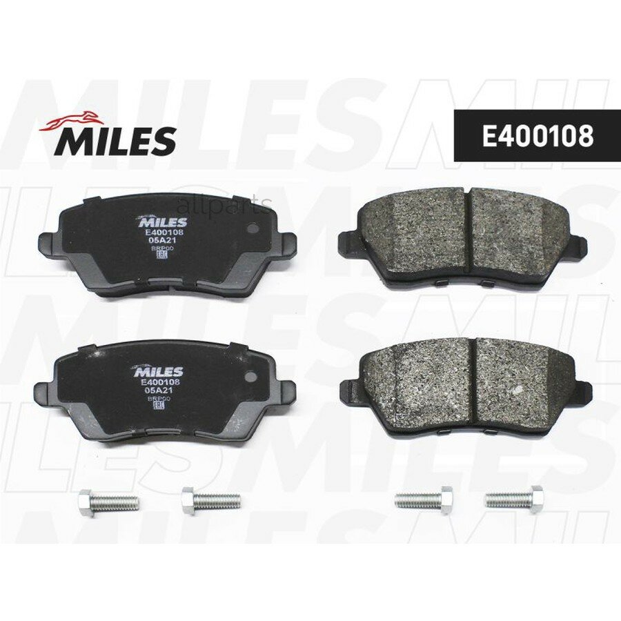 MILES E400108 Колодки тормозные NISSAN MICRA 03>/RENAULT CLIO 05>передние