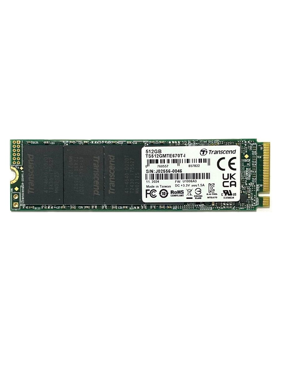 SSD-накопитель Transcend TS512GMTE670T-I 512 Гб (уценка)
