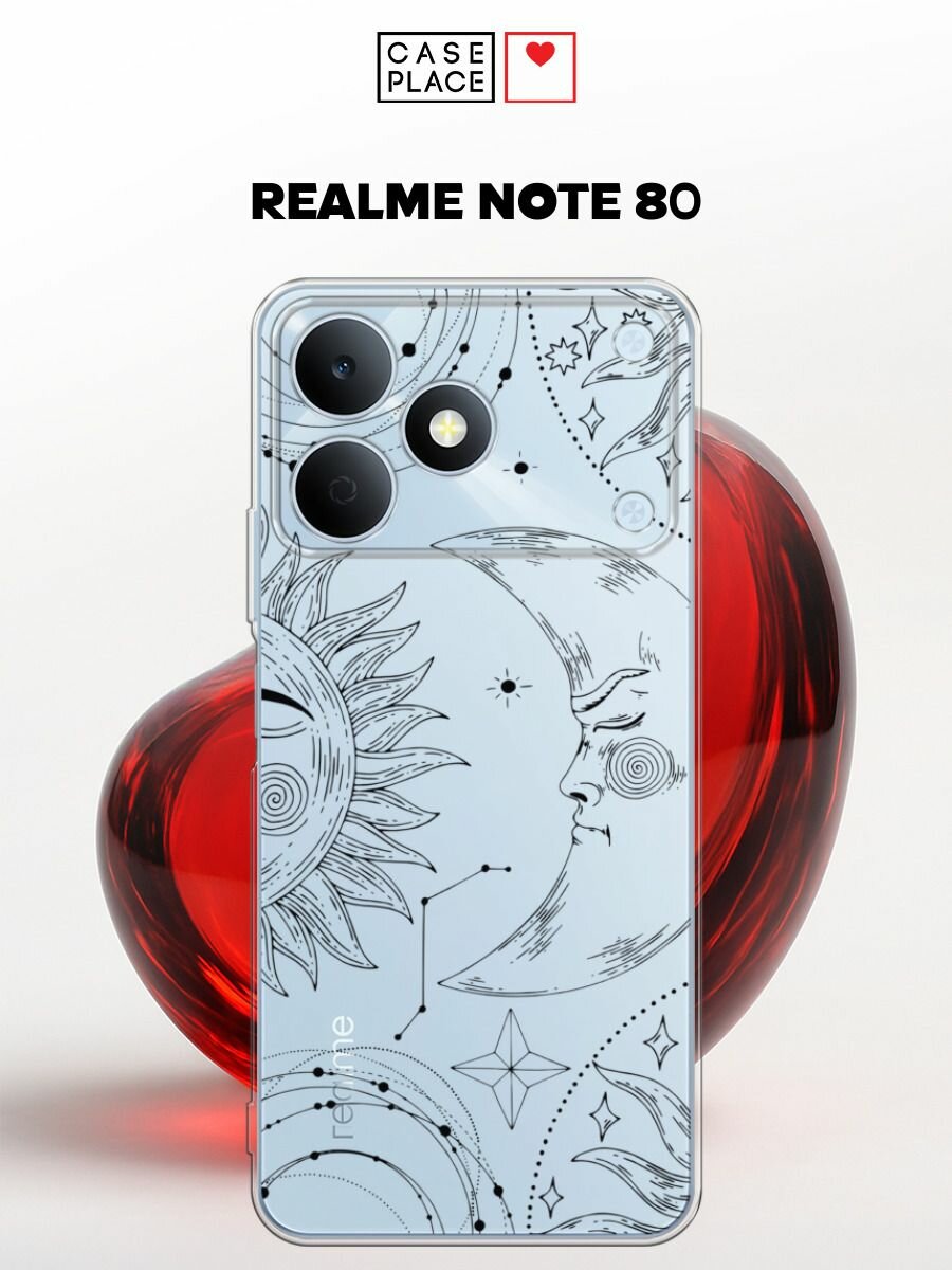 Чехол на Realme Note 80 / Реалми Нот 80 с принтом Астральные лики