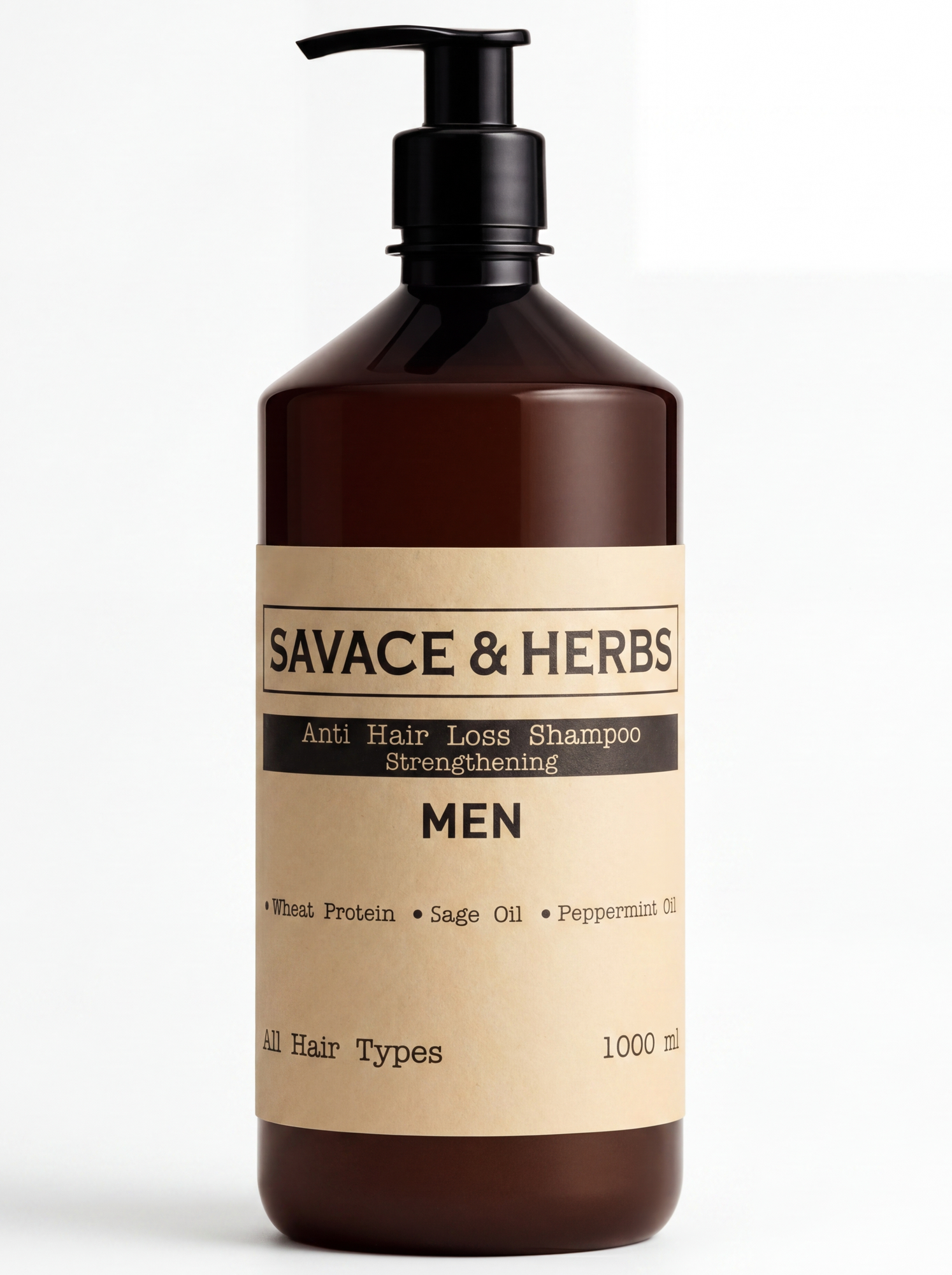 Шампунь против выпадения волос 1000 мл Savace & Herbs