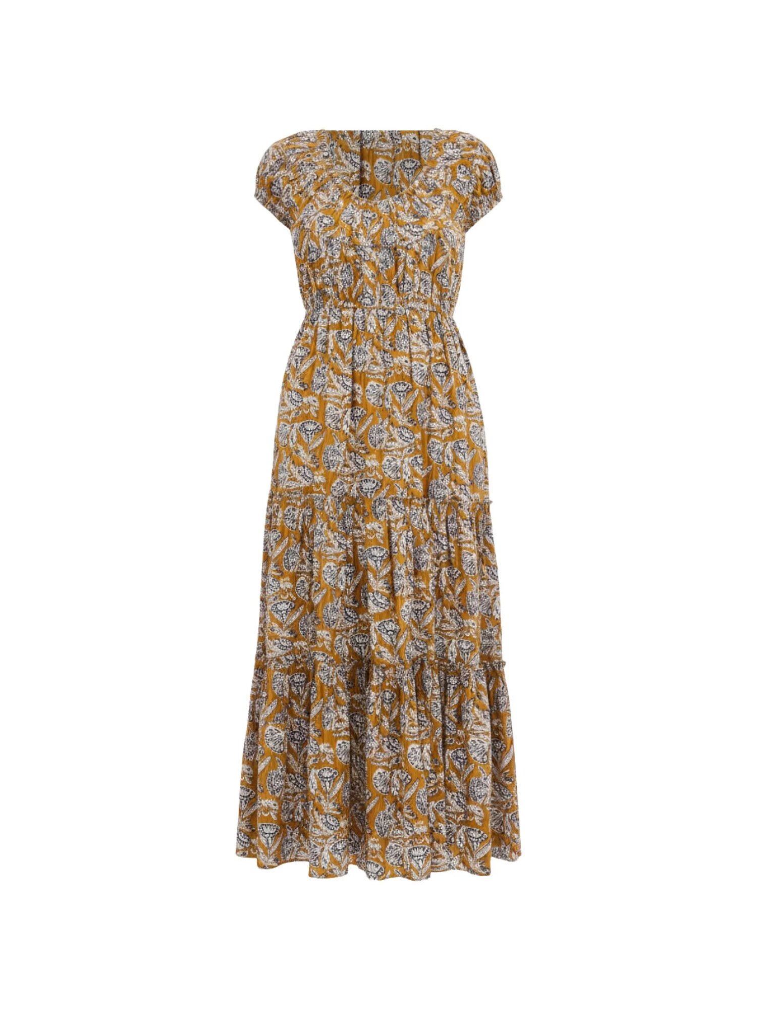 Платье Alexi Midi floral-print tiered dress