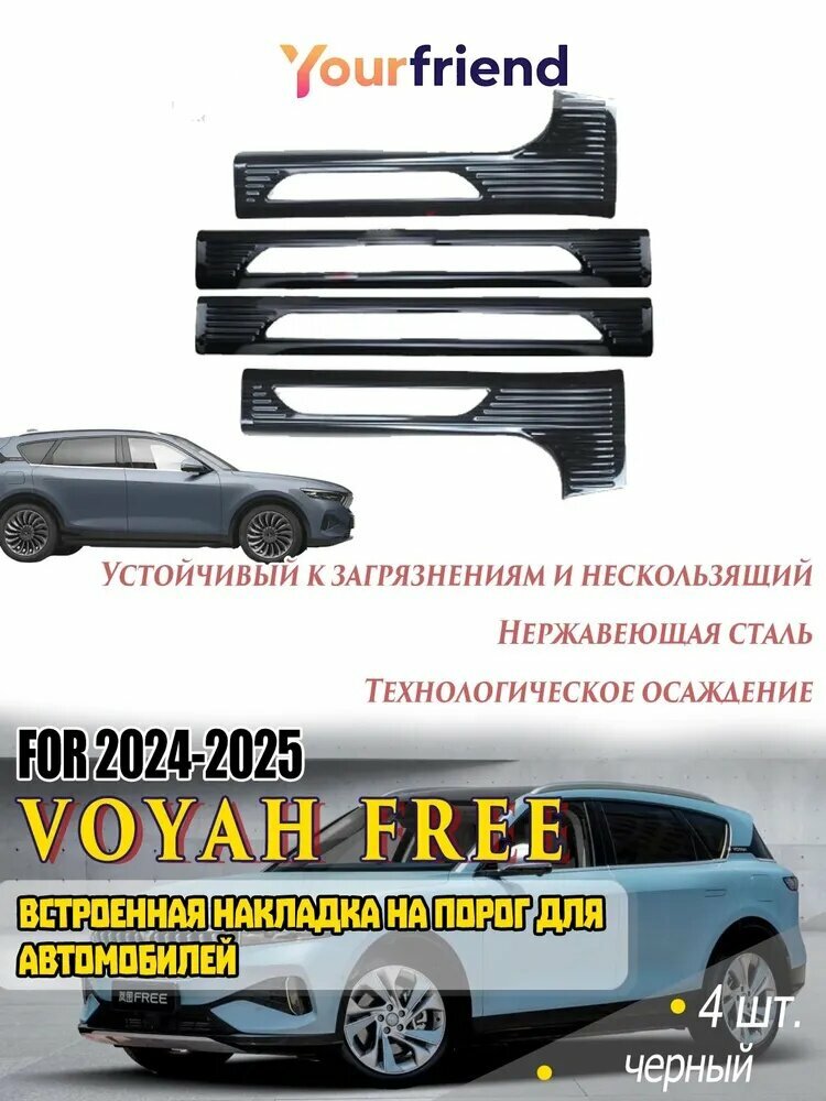 Voyah Накладка на автомобиль на пороги, 4 шт.