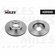 MILES K001045 Диск тормозной FORD FIESTA IV 08- передний вент. d=63.5mm ()