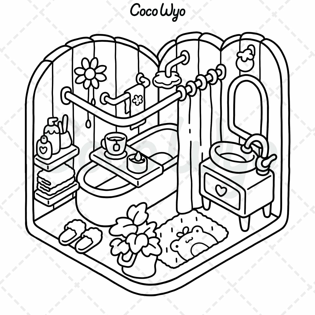 Книга для раскрашивания Little Corner, дизайн для взрослых и подростков, 10 цветов