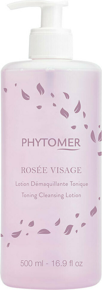PHYTOMER Лосьон тонизирующий и очищающий "Розовая вода" 500 мл Rosee Visage Toning Cleansing Lotion 500 200ml